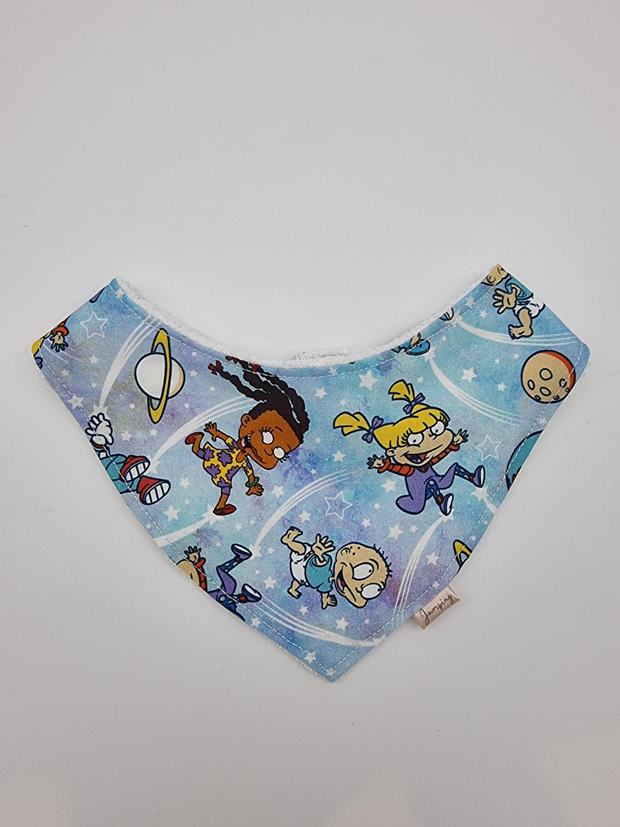 Rugrats in space fitted bib – Jumping Juniper Official